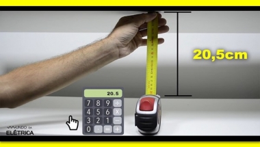 Medida interna com a trena, problema resolvido! - Mundo da Elétrica